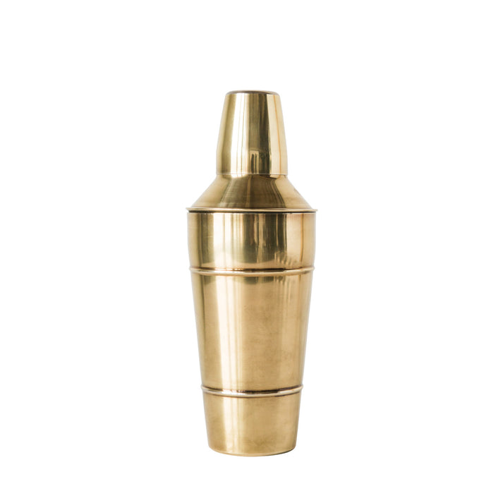 Brass Finish Stainless Steel Cocktail Shaker – Two Sons
